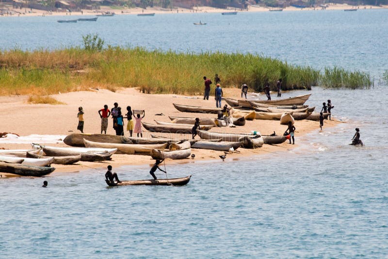 Fishing Boats On Lake Malawi Editorial Stock Photo - Image: 22987943