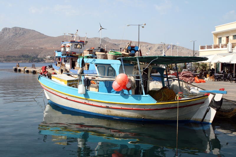 Fishing boats at the port stock photo. Image of holiday - 7563154