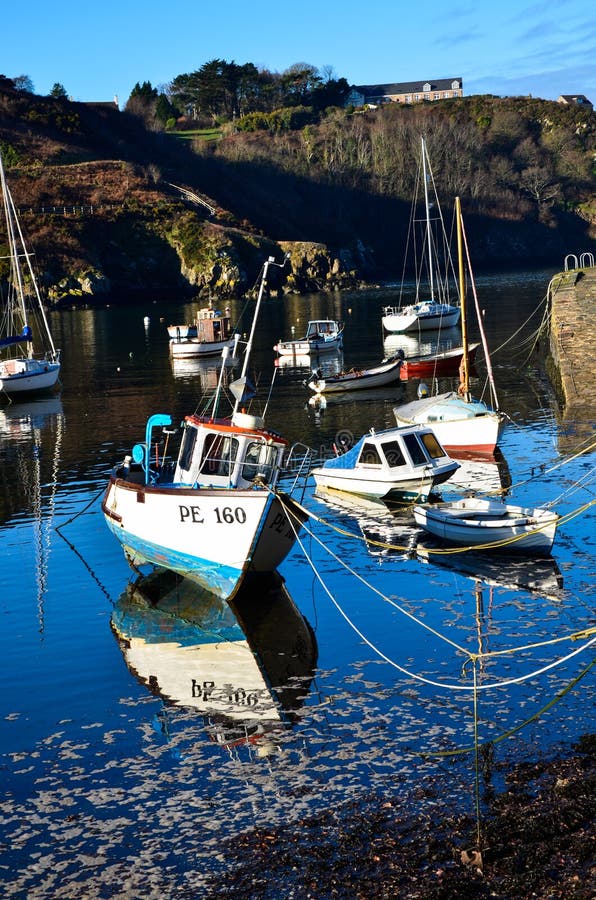 Welsh Harbour at Night stock photo. Image of wales, peaceful - 11726422