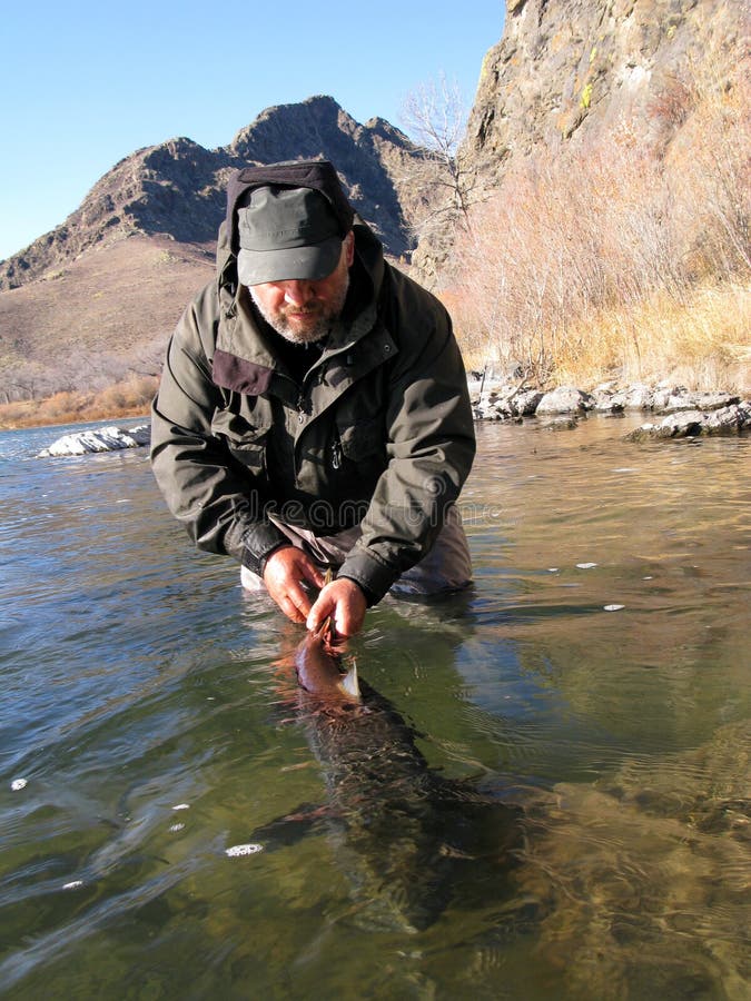 Fishing catch and release stock image. Image of recreation - 29830329
