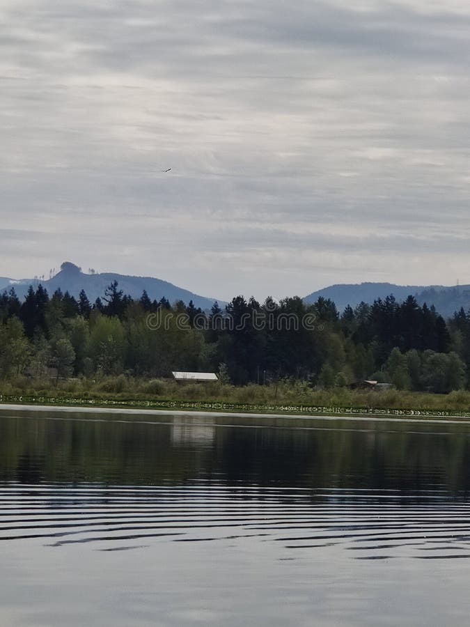 Fishing Clouds Outdoors Lake Camping Stock Photo - Image of monochrome ...
