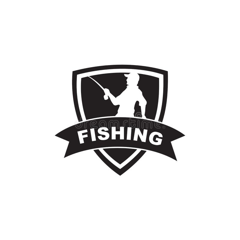Fishing Logo. Bass Fish with Template Club Emblem. Fishing Theme Vector ...