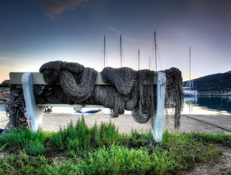 Fishing day off stock image. Image of city, quay, coast - 11856731