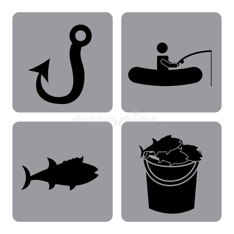Fishing design stock vector. Illustration of fish, hook - 47489217