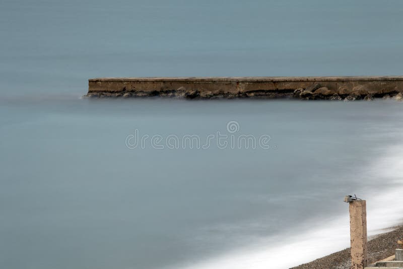 Fishing Dock stock image. Image of pier, loubet, rocks - 18863217