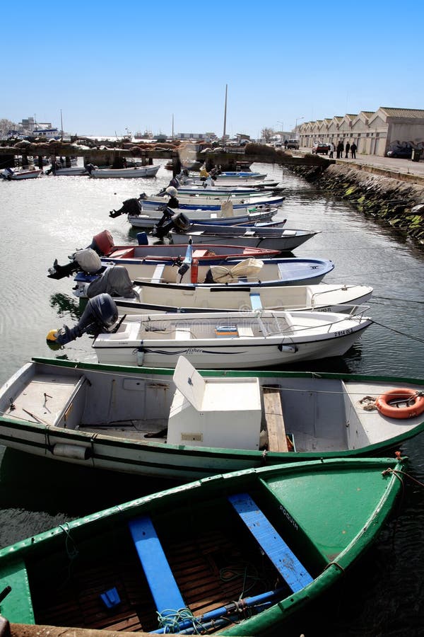 Fishing docks stock photo. Image of colorful, loading - 8441228