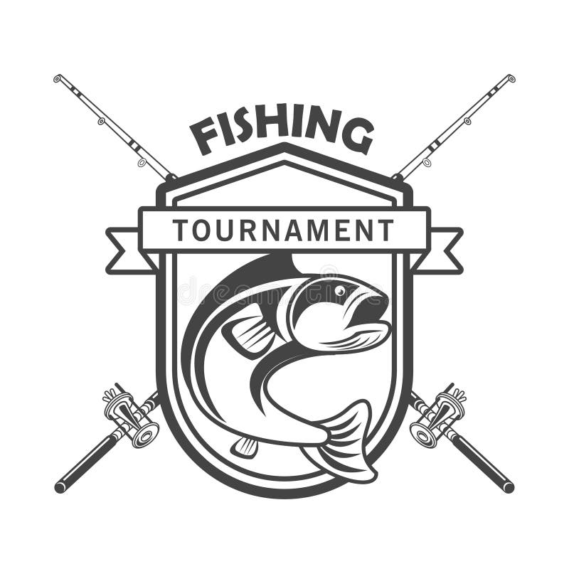 Fishing Rods Emblem Stock Illustrations – 167 Fishing Rods Emblem Stock ...