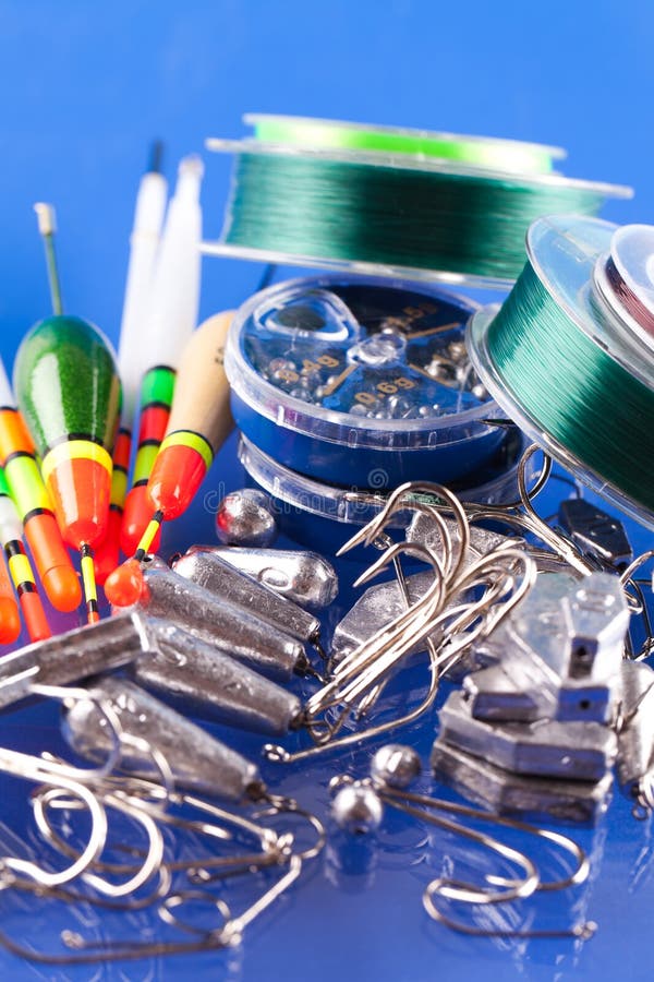 Fishing equipment stock image. Image of metal, nature - 24425159