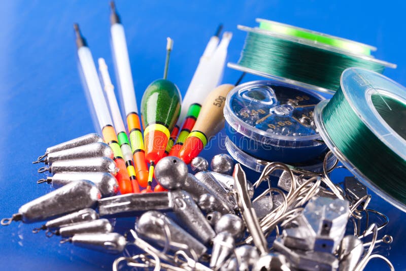Fishing equipment stock image. Image of fishing, fish - 24425179