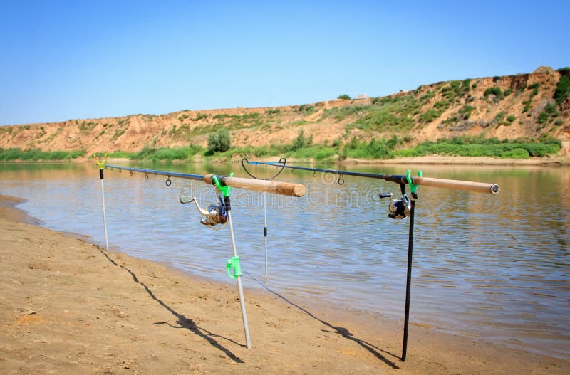 Fishing equipment on deck stock image. Image of freshwater - 33743007