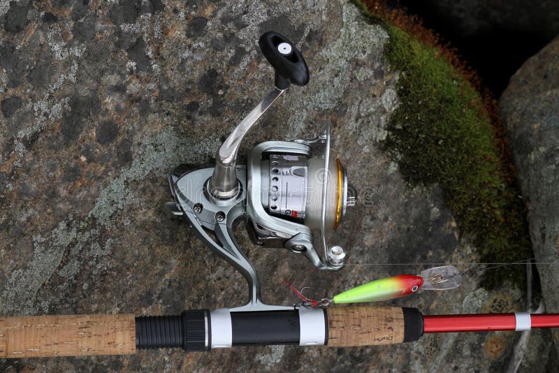 Fishing equipment stock image. Image of tackled, angling - 32712227