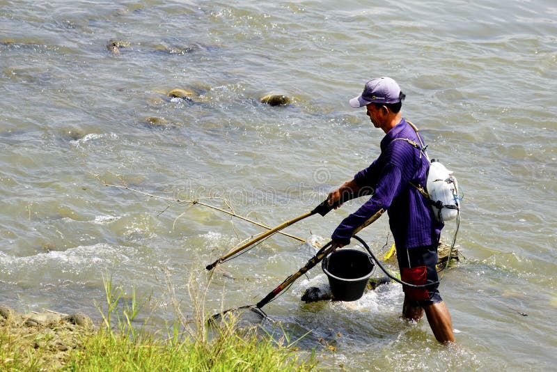 Fishing with fish shocker editorial photography. Image of shocker ...