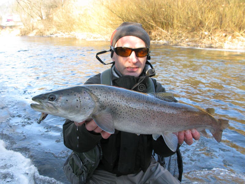 Fishing stock photo. Image of outdoors, fish, catched - 92515800