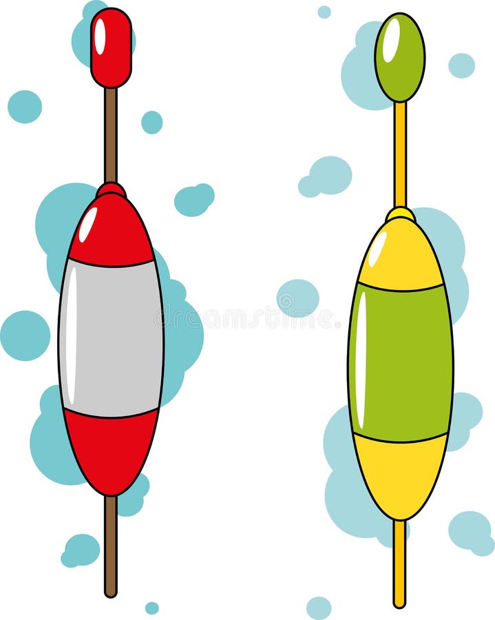 Fishing float stock vector. Illustration of lake, relaxation - 39939886