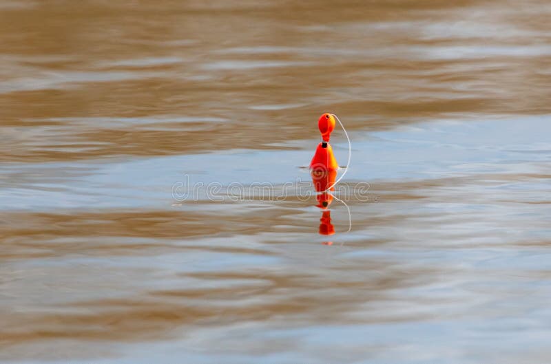 A Fishing Float Floats on the Waves. Stock Photo - Image of flying ...
