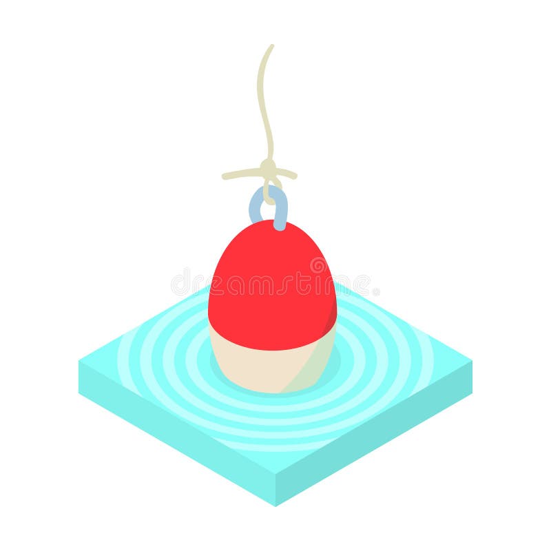 Fishing Float Icon, Outline Style Stock Vector - Illustration of ...