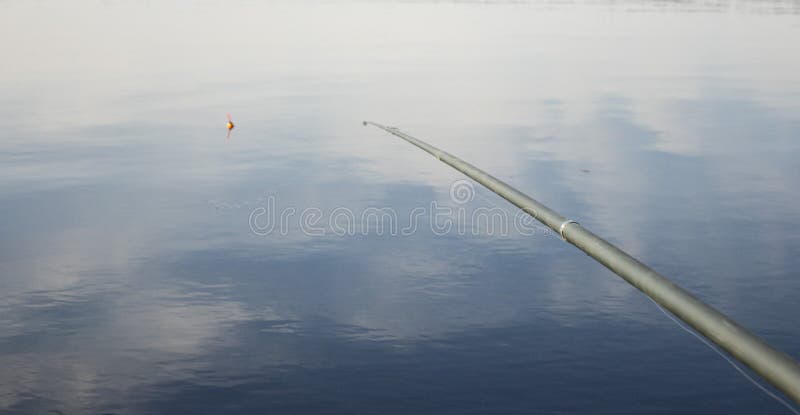 Fishing with a Float Rod on the Water Stock Photo - Image of summer ...