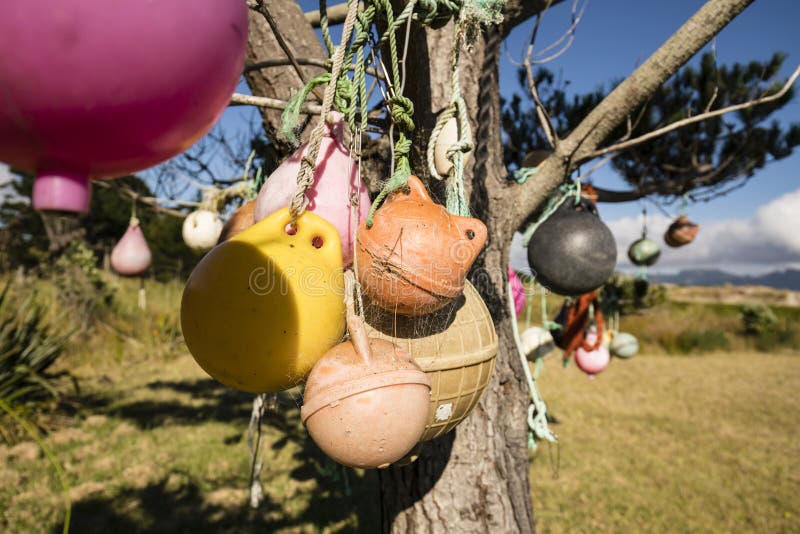 Fishing Float Tree stock image. Image of reclaimed, travel - 82378151