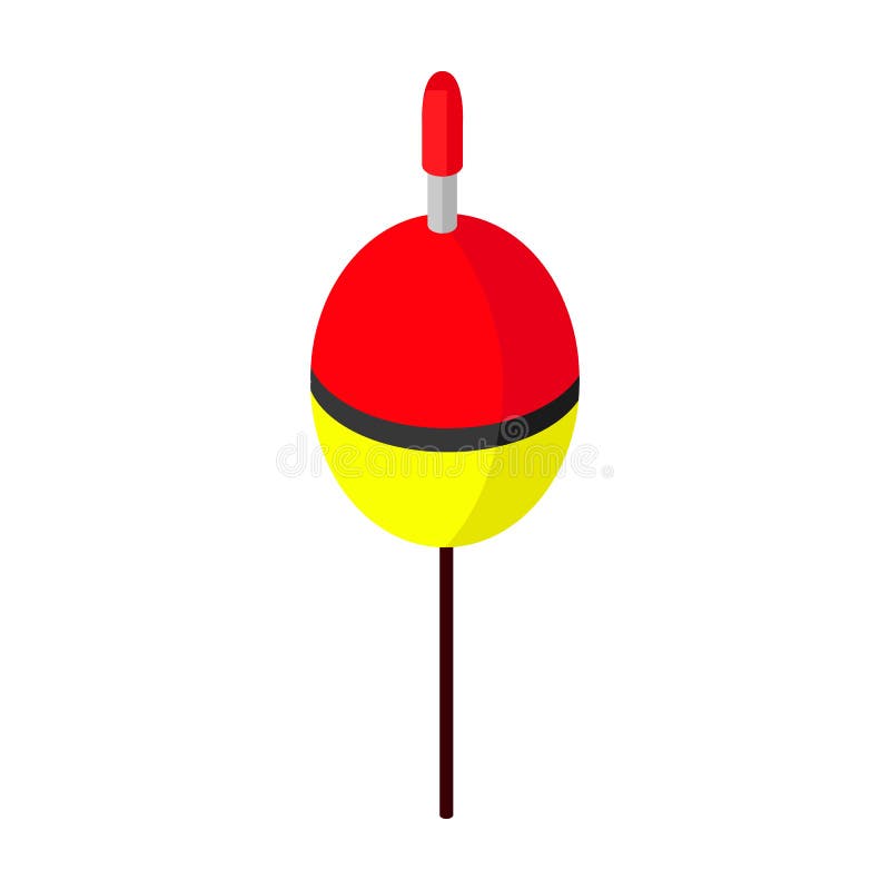 Fishing Float Vector Icon.Isometric Vector Icon Isolated on White ...