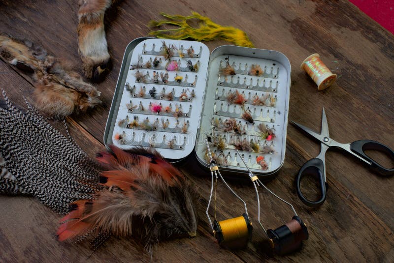Fishing Fly Storage Box Tying Stock Photos - Free & Royalty-Free Stock ...