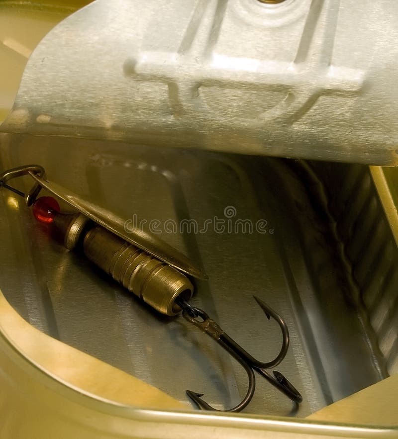 Fishing Food Bait Sardine Can Stock Image - Image of hook, business ...