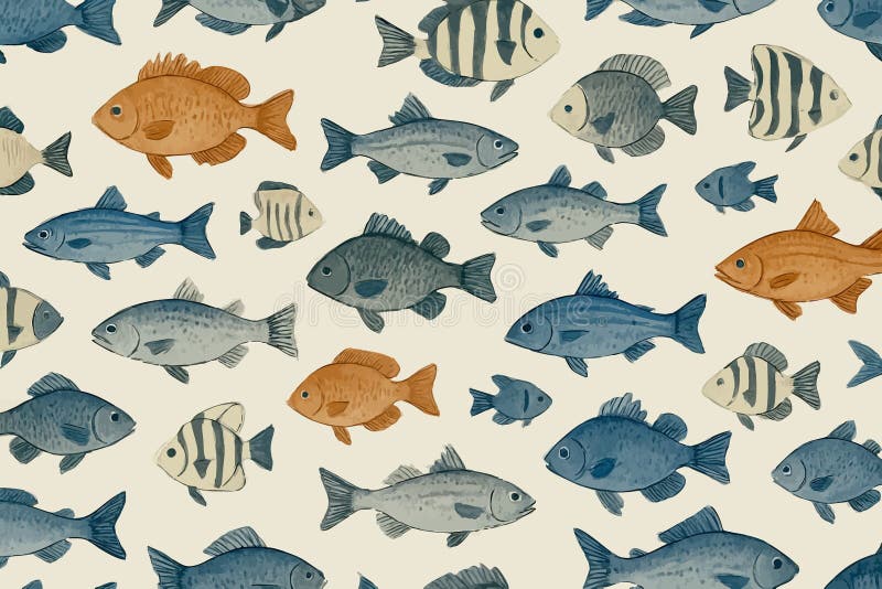 Fishing Fun Print Design in Vector Stock Vector - Illustration of carp ...