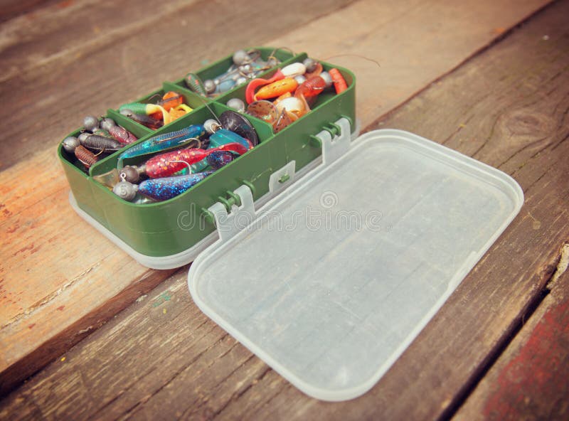 Fishing gear stock photo. Image of tackle, hook, sports - 26410902