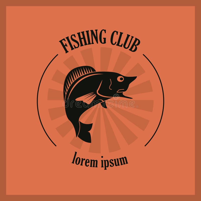 Fishing graphic design stock vector. Illustration of vector - 82858640