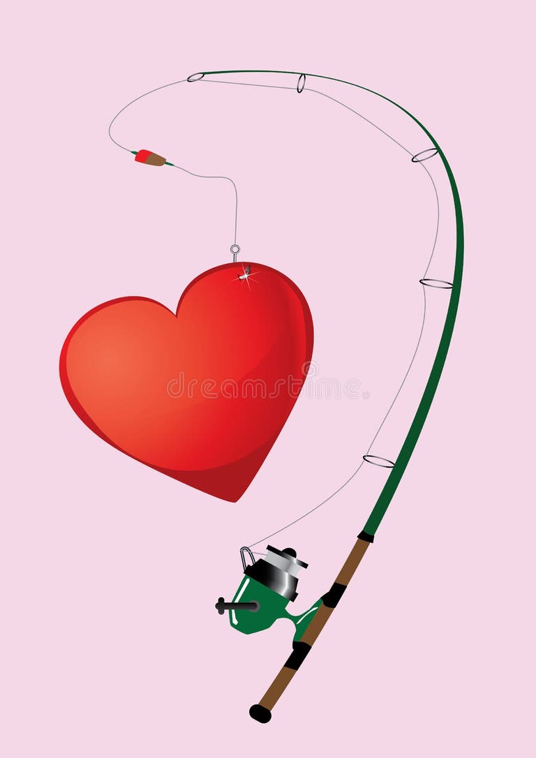 Heart Fishing Stock Illustrations – 2,212 Heart Fishing Stock ...