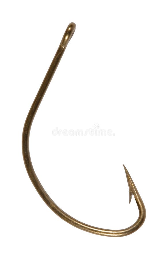 Fish Hook stock photo. Image of object, symbol, fish, shine - 3285982