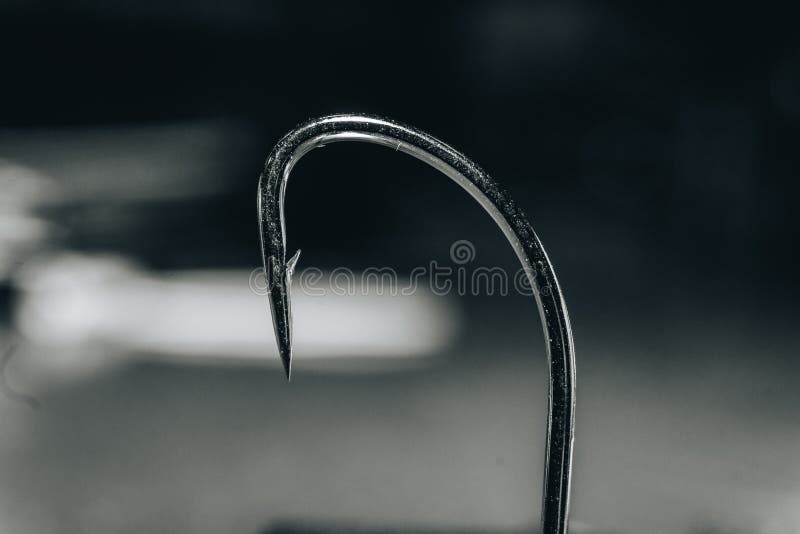 Fishing Hook Close Up Macro Stock Photo - Image of white, wheel: 173270666