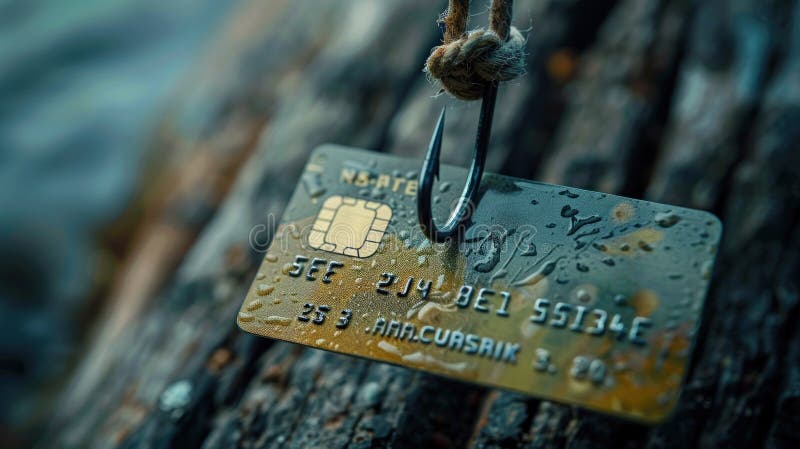 A Fishing Hook and a Credit Card, Symbolizing Phishing Attacks and the ...