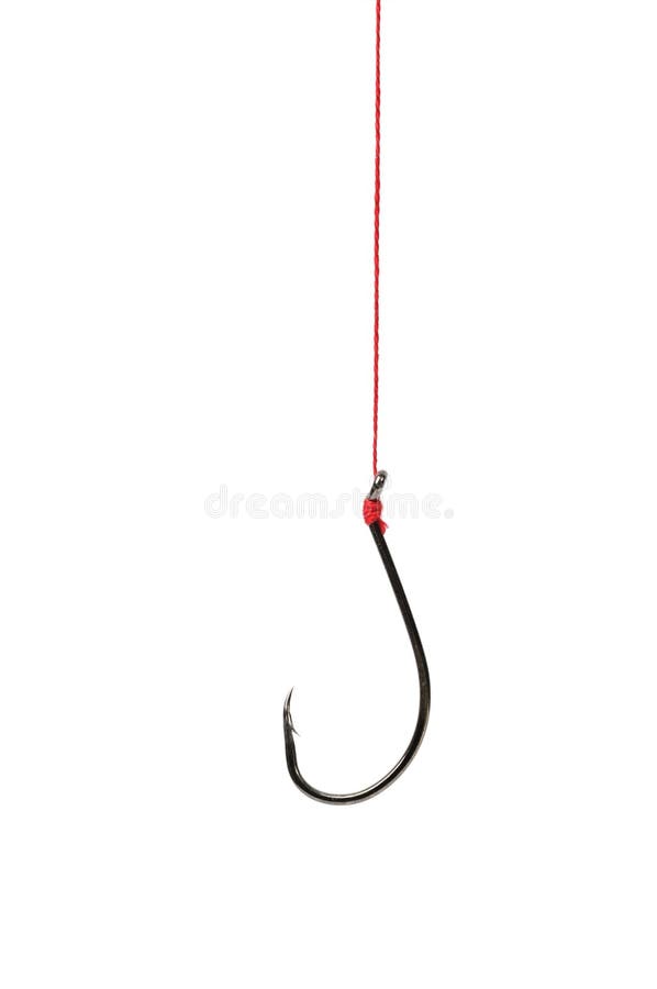 Christmas Candy Cane Fishing Hook Stock Image - Image of sweets, line ...