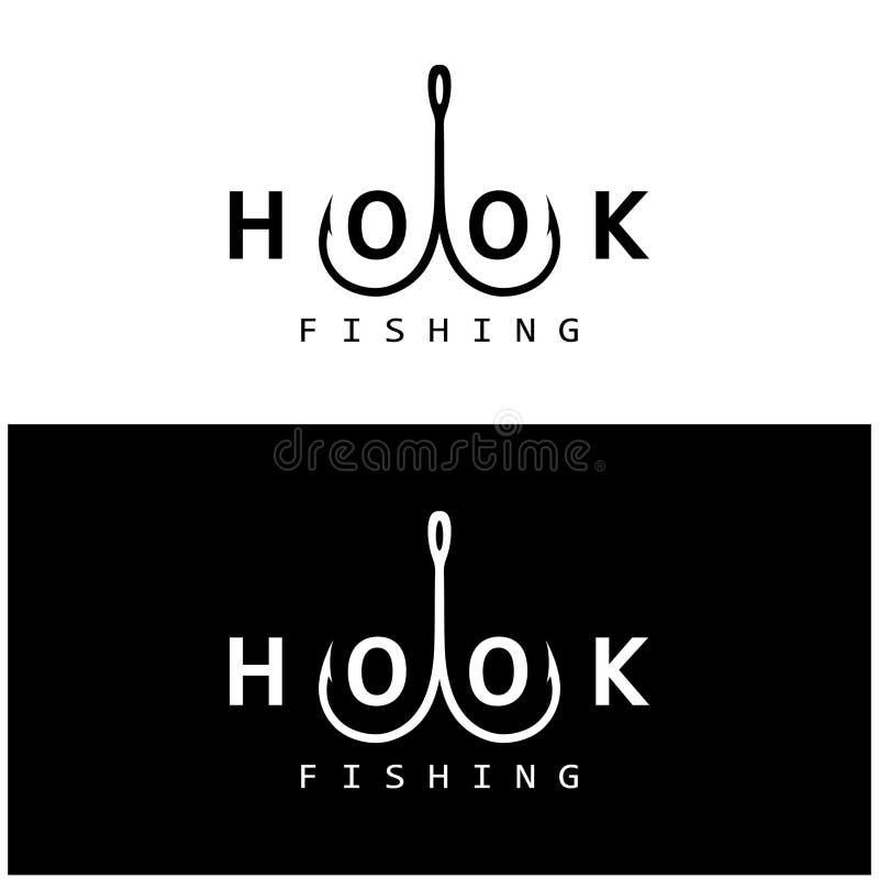 Fishing Hook Logo Design, Fishing Bait, Fishing Shop, Tournament ...