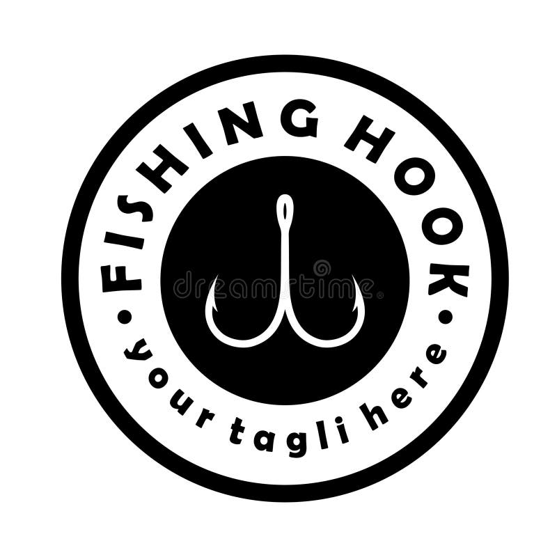 Fishing Hook Logo Design, Fishing Bait, Fishing Shop, Tournament ...