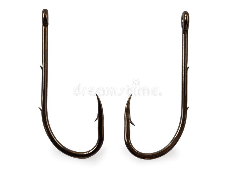 Fishing hooks stock photo. Image of metal, metallic, equipment - 19609672