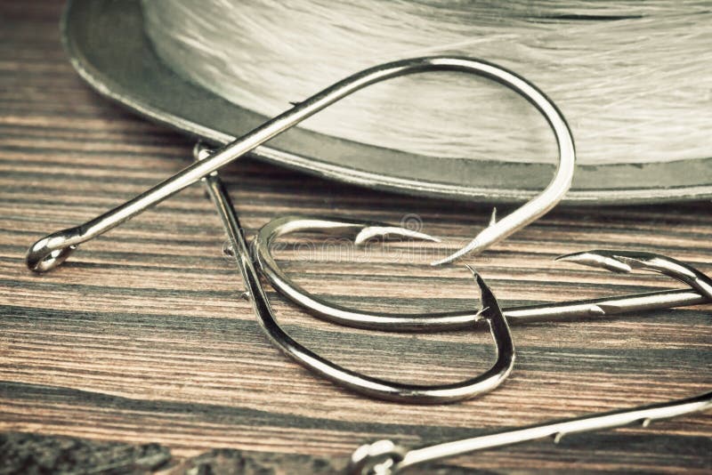 Fishing hooks stock photo. Image of fish, sport, hook - 103255200