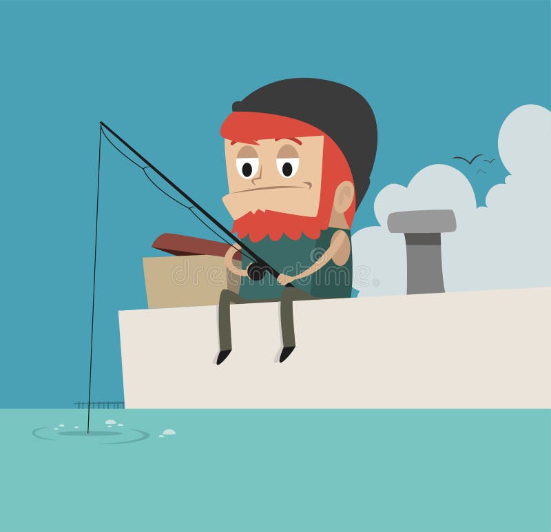 Cartoon fishing bait stock vector. Illustration of hook - 73045951