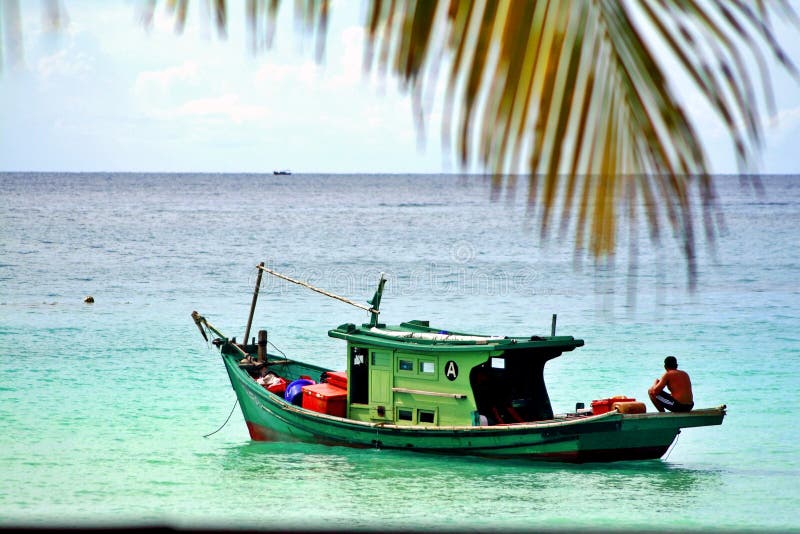 Fishing Island stock image. Image of shore, paradise, beach - 1484755