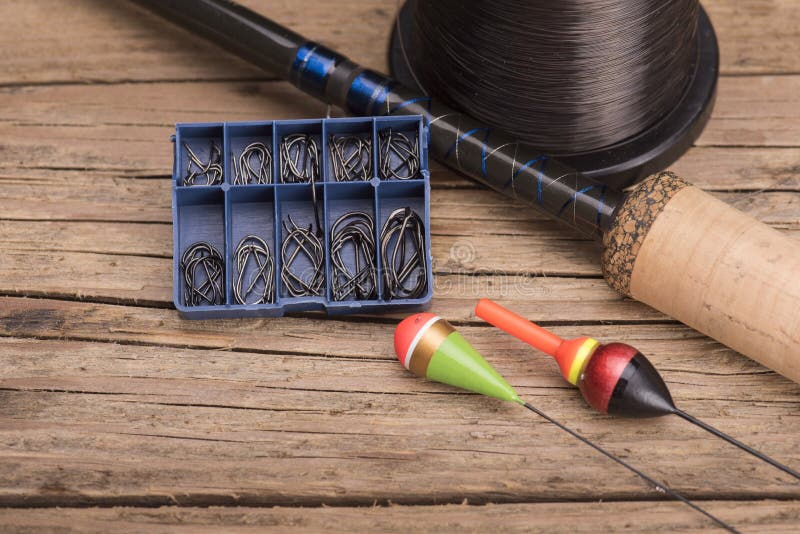 Fishing items stock image. Image of bait, gear, metallic - 50984797