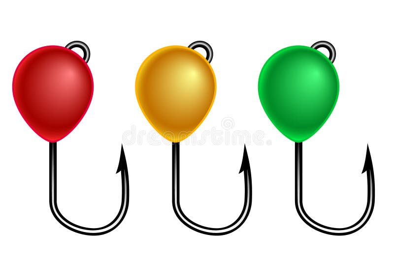 Fishing jig lure stock vector. Illustration of jerky - 360740591