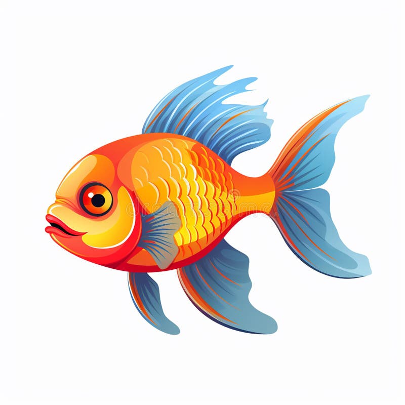 Fishing Journey Scene Aquatic Delight Stock Illustration - Illustration ...