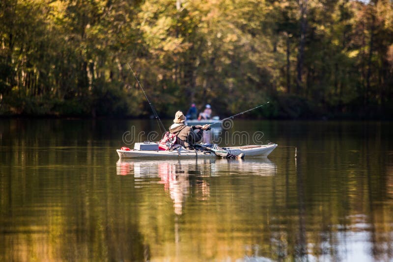 Fishing at the lake editorial stock photo. Image of outdoor - 102631653