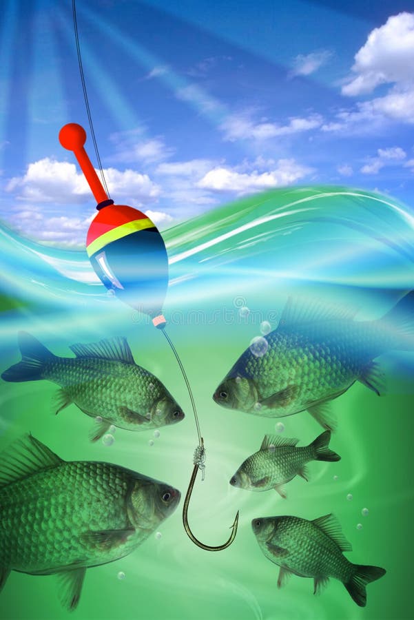 Fishing in lake stock image. Image of water, fisherman - 33285881