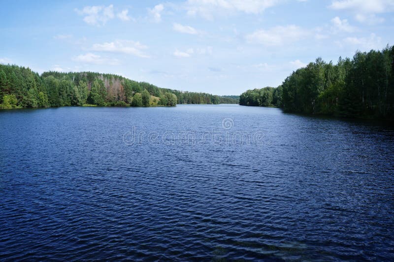 Lake in Samara stock image. Image of park, autumn, samara - 108257079