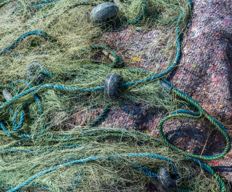 Fishing Lines Fishnets stock image. Image of industry - 68595495