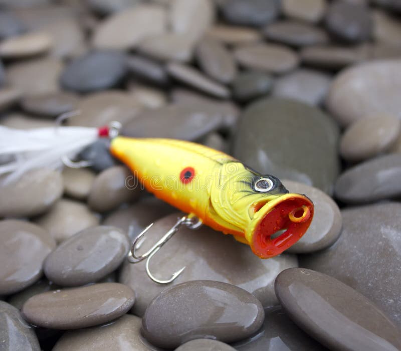 Fishing Lure stock photo. Image of pebble, lures, bass - 36942458