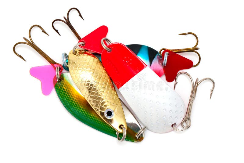 Fishing lures stock photo. Image of lure, cast, hook - 32418606