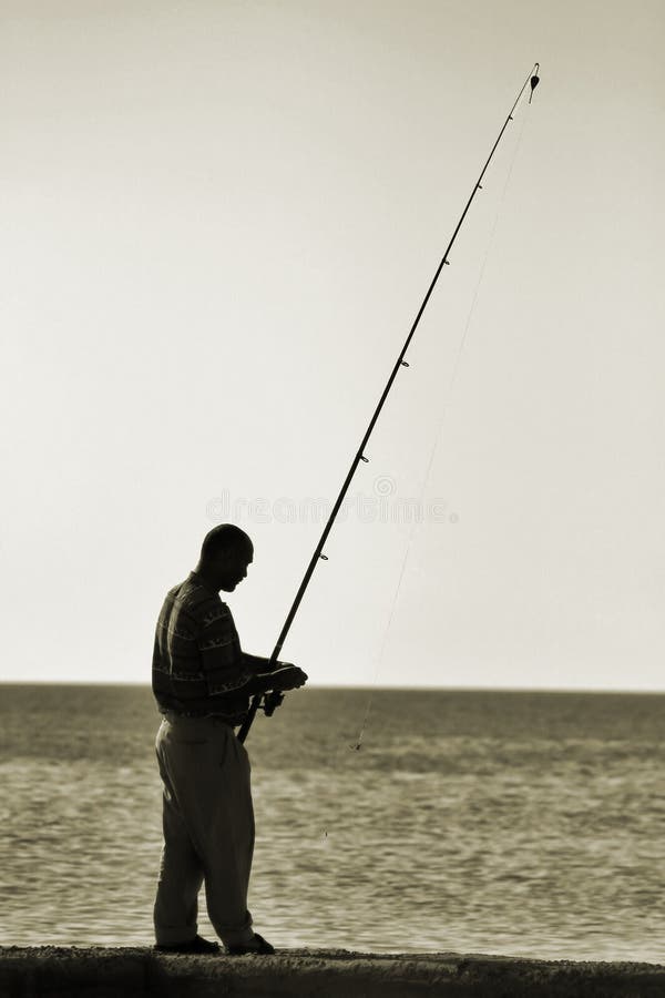 Fishing man stock photo. Image of holiday, fisher, water - 664758