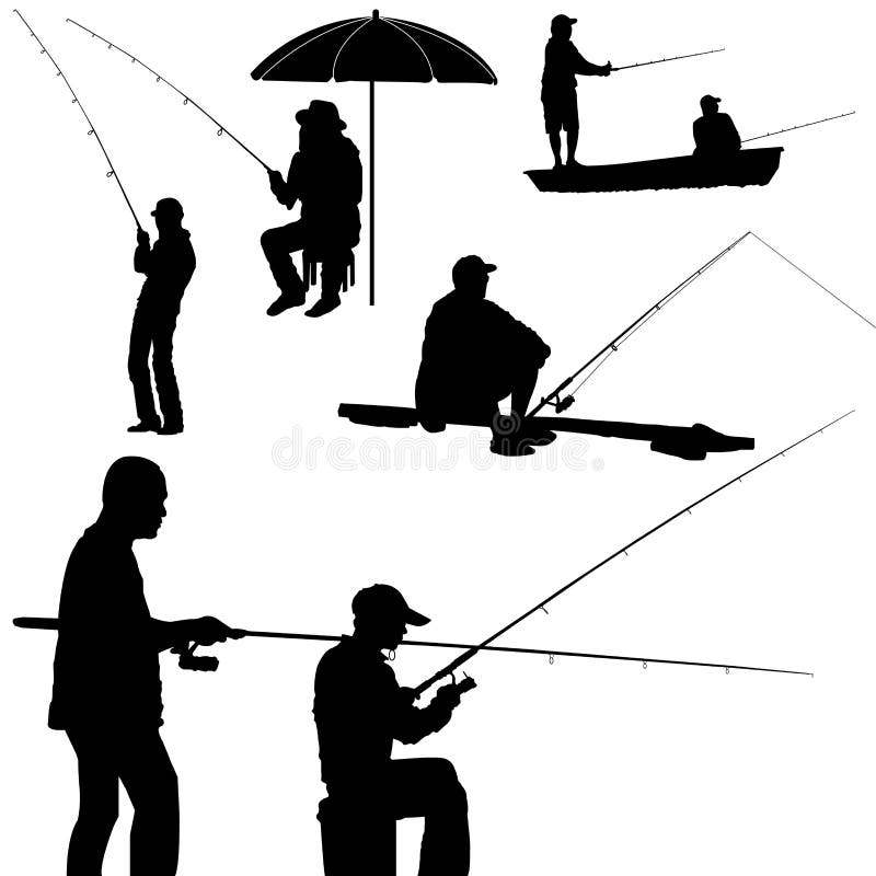 Fly Fishing Rod Silhouette